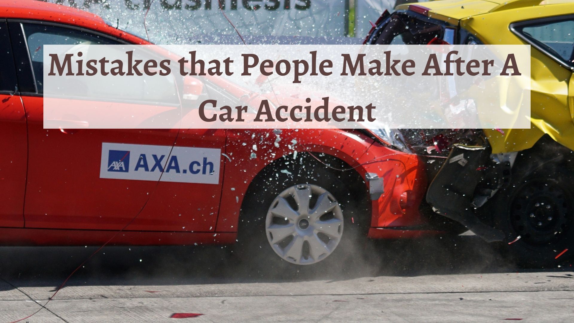 5 Common Mistakes People Make After A Car Accident John W Shaw Law